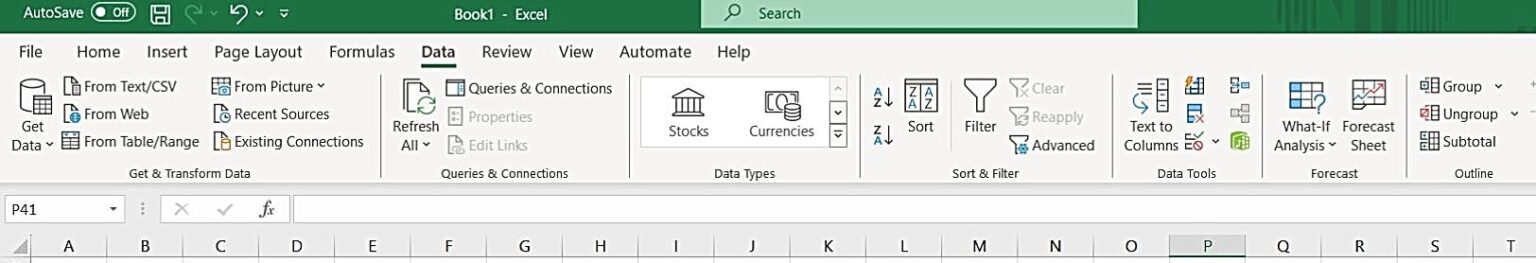 Excel Ribbon Tabs | Excel Hippo