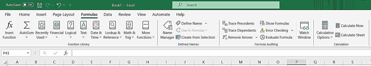 Excel Ribbon Tabs | Excel Hippo