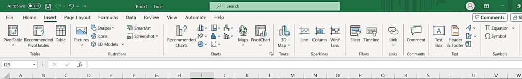 Excel Ribbon Tabs | Excel Hippo