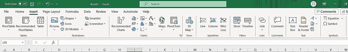 Excel Ribbon Tabs | Excel Hippo