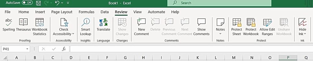 Excel Ribbon Tabs | Excel Hippo