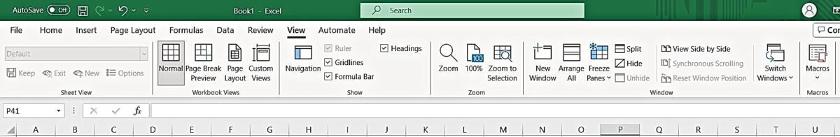 Excel Ribbon Tabs | Excel Hippo