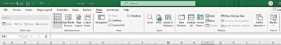 Excel Ribbon Tabs | Excel Hippo
