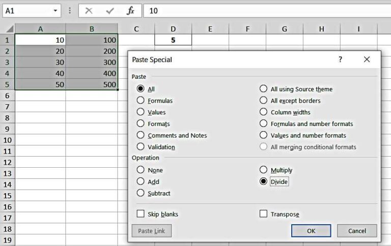 How To Divide in Excel | Excel Hippo