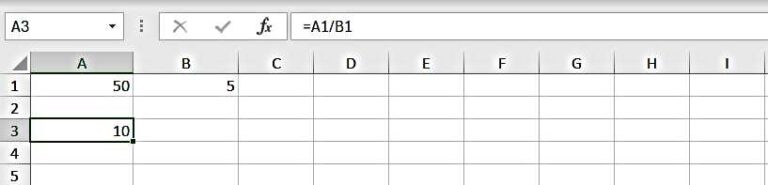 How To Divide in Excel | Excel Hippo