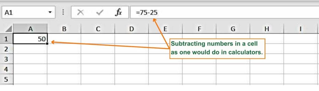 How To Subtract in Excel | Excel Hippo