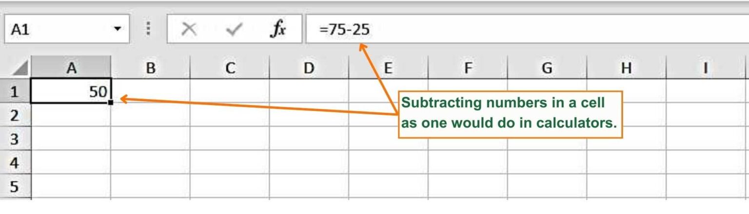 How To Subtract in Excel | Excel Hippo