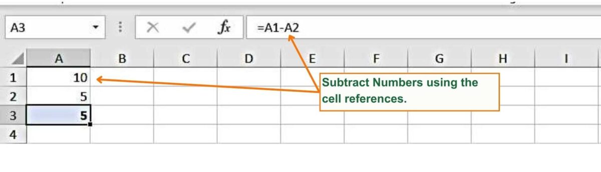 How To Subtract in Excel | Excel Hippo