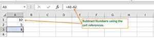 How To Subtract in Excel | Excel Hippo
