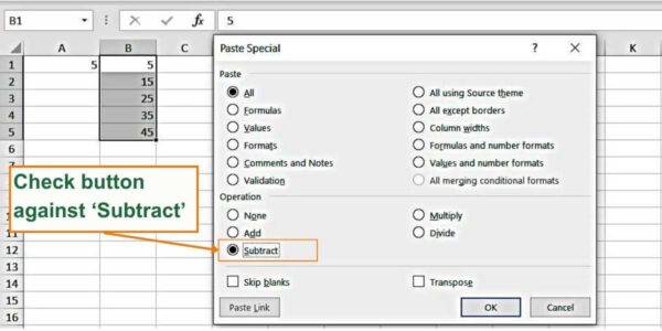 How To Subtract in Excel | Excel Hippo