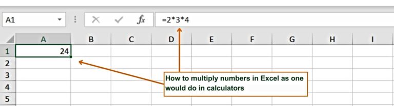 How To Multiply in Excel | Excel Hippo