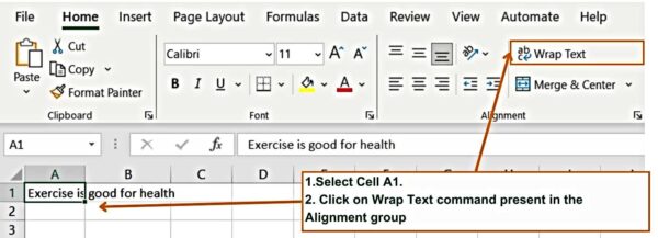 How To Wrap Text In Excel | Excel Hippo