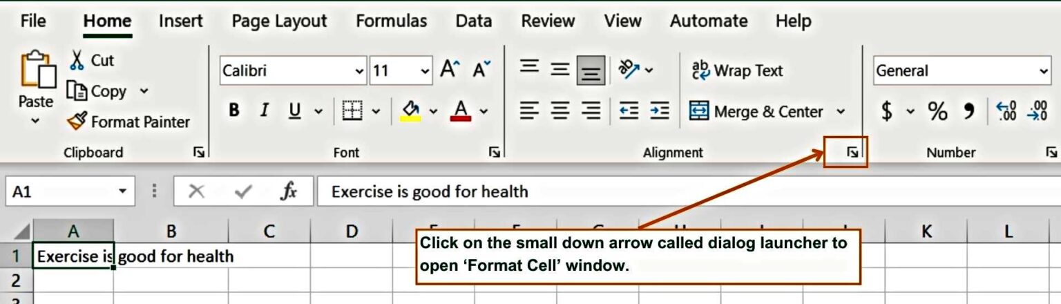 How To Wrap Text In Excel | Excel Hippo